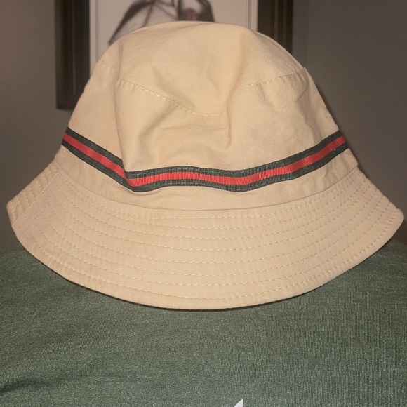 Accessories | Green Red And Tan Bucket Hat | Poshmark